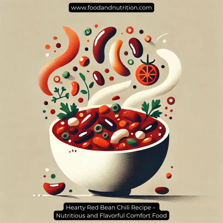 Hearty Red Bean Chili Recipe - Nutritious and Flavorful Comfort Food ...