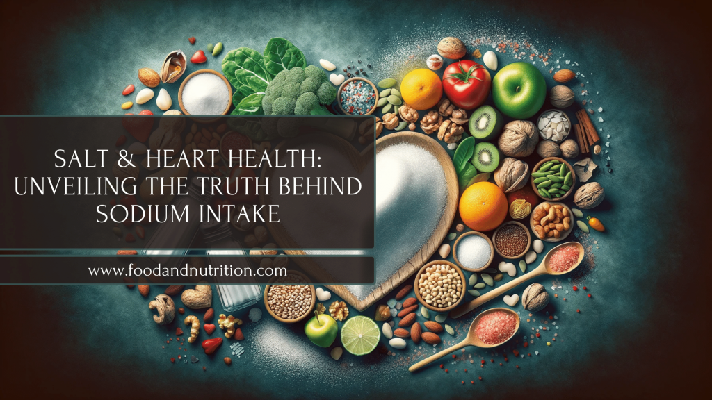 Salt & Heart Health: Unveiling the Truth Behind Sodium Intake - Food ...