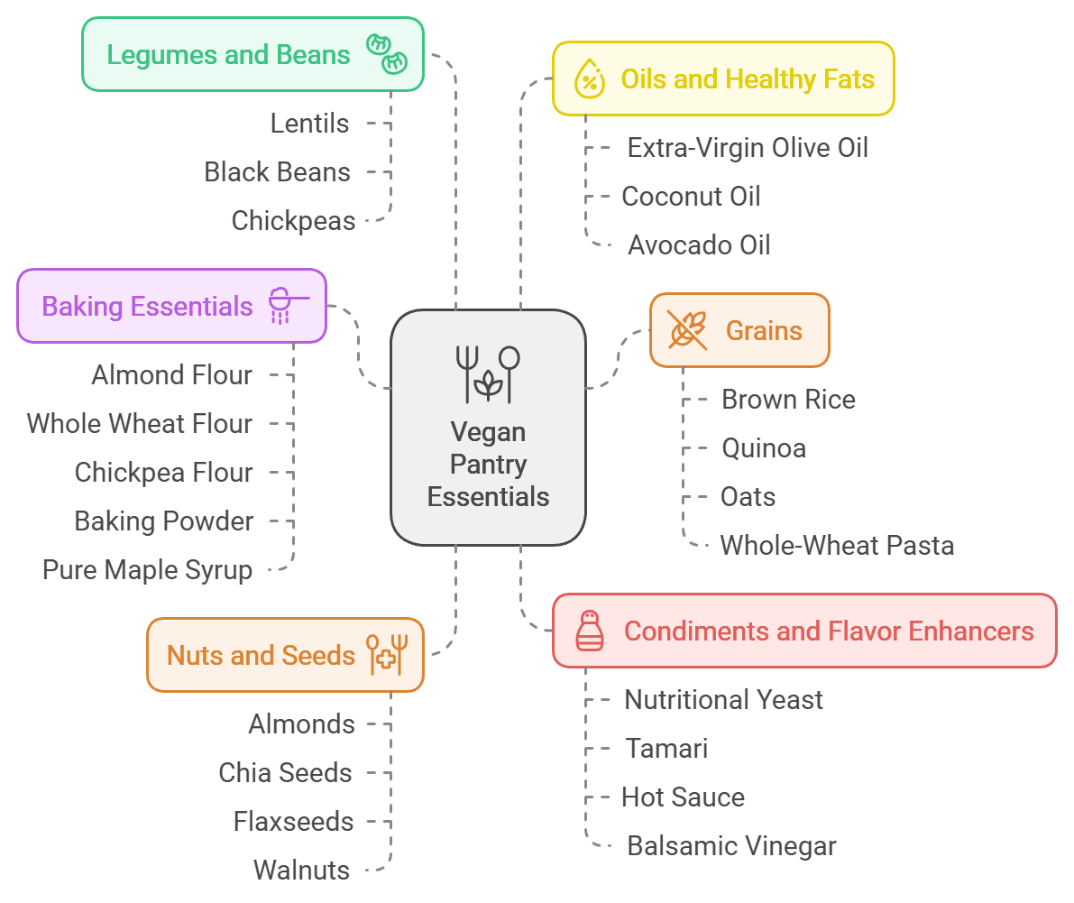 How to Stock a Vegan Pantry: Essential Ingredients, Benefits, and Tips ...